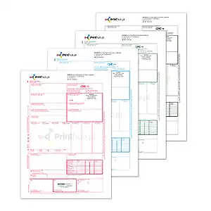 Carbonless NCR | copy pads | duplicate forms | QR barcodes printed